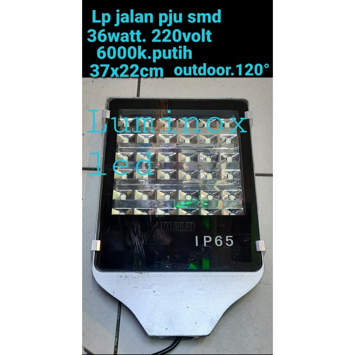 Jual Lampu Jalan Led Smd 36W 36Watt 36 Watt Pju 36Mata 220V Outdoor 36 ...
