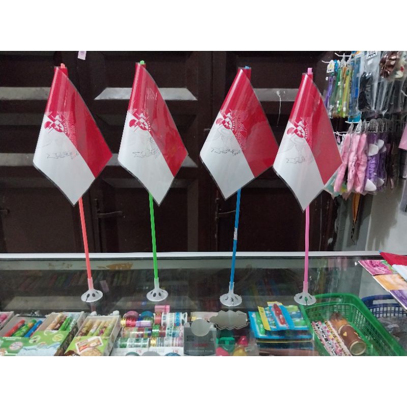 Jual 1 PCS Bendera Kecil/ Bendera Stik/ Bendera Mini Motif Garuda ...