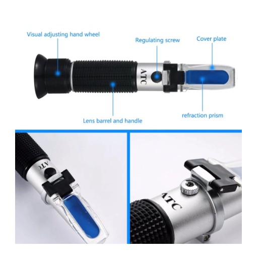 Jual REFRACTOMETER BRIX 28-62% (Saccharimeter) | Shopee Indonesia