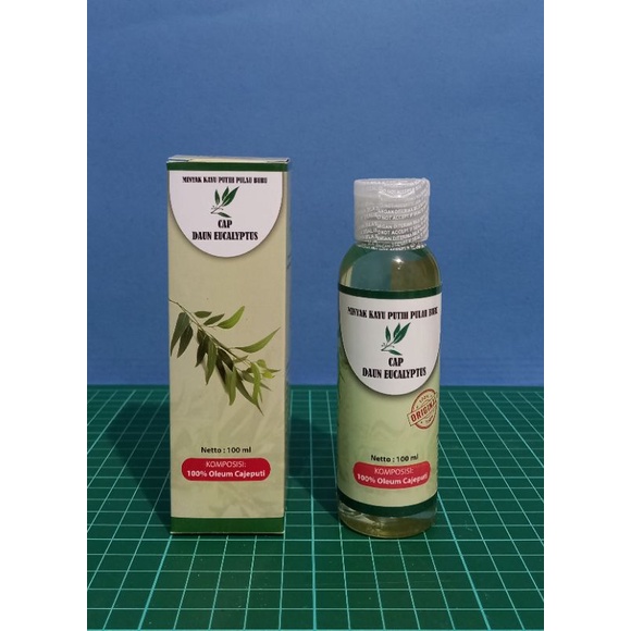 Jual Minyak Kayu Putih Pulau Buru Cap Daun Eucalyptus 100ml. | Shopee ...