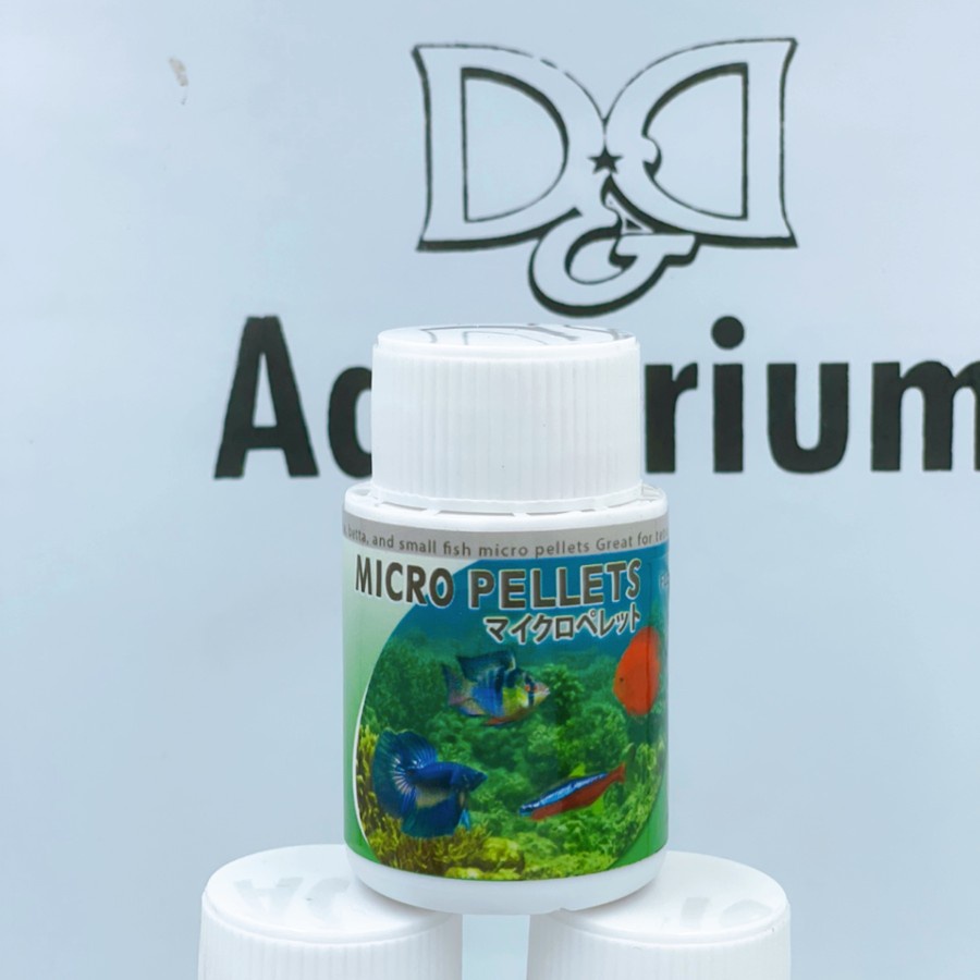 Jual MICRO PELET IMPORT JAPAN 30 GRAM PELET IKAN KECIL CUPANG GUPPY ...
