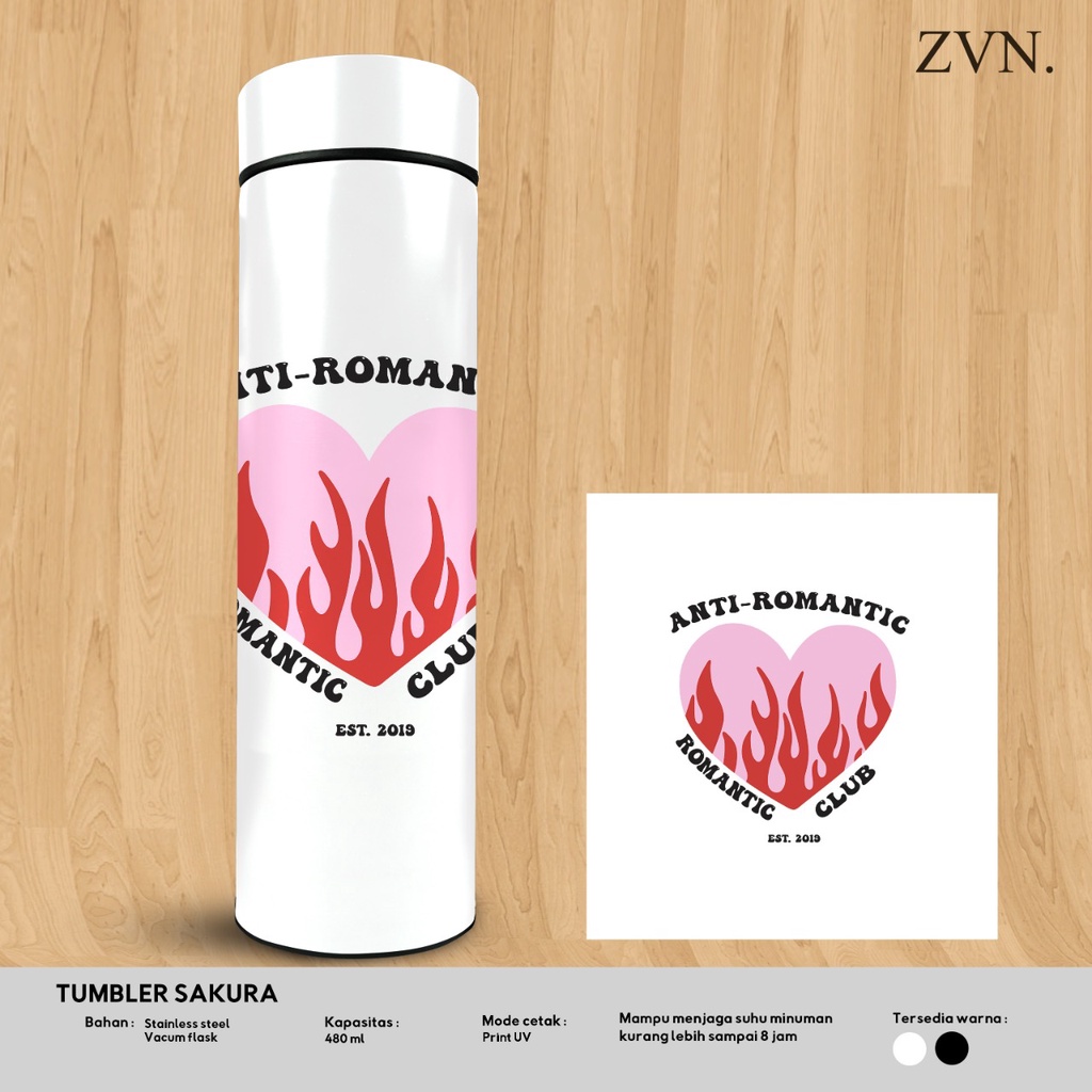 Jual BOTOL TUMBLER SAKURA CUSTOM DESIGN TXT - ZVN | Shopee Indonesia