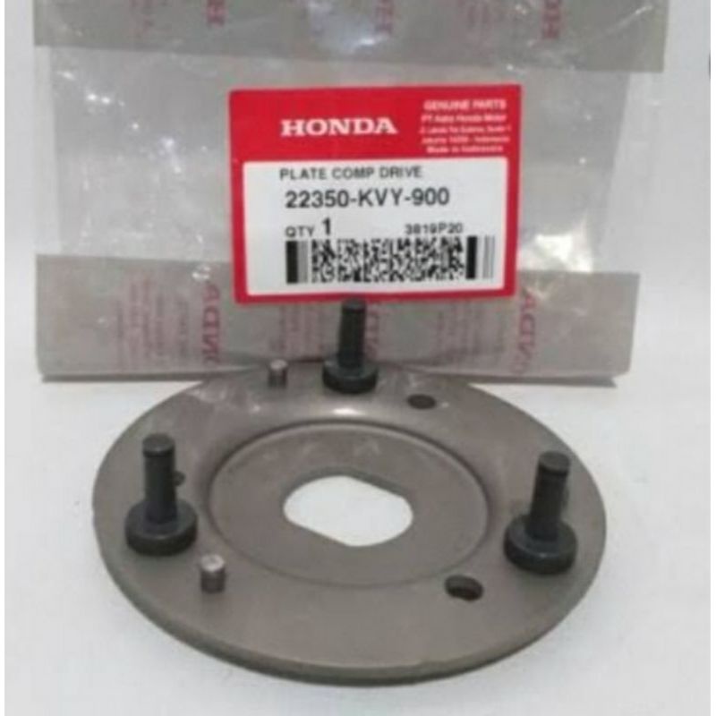 Jual Plate Comp Drive (Plat Kampas Ganda) - Beat, Spacy, Scoopy ...