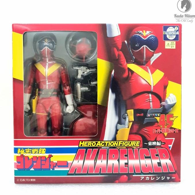 Jual EVOLUTION TOY HAF HERO ACTION FIGURE AKARENGER SUPER SENTAI ...