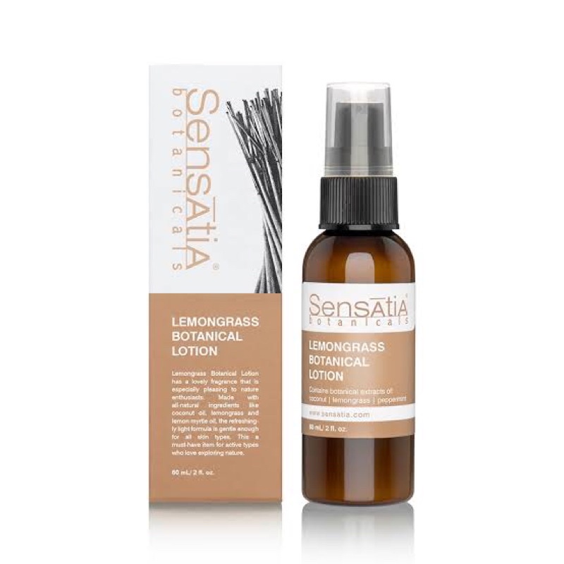 Jual SENSATIA BOTANICALS Lemongrass Botanical Lotion Cream krim anti ...