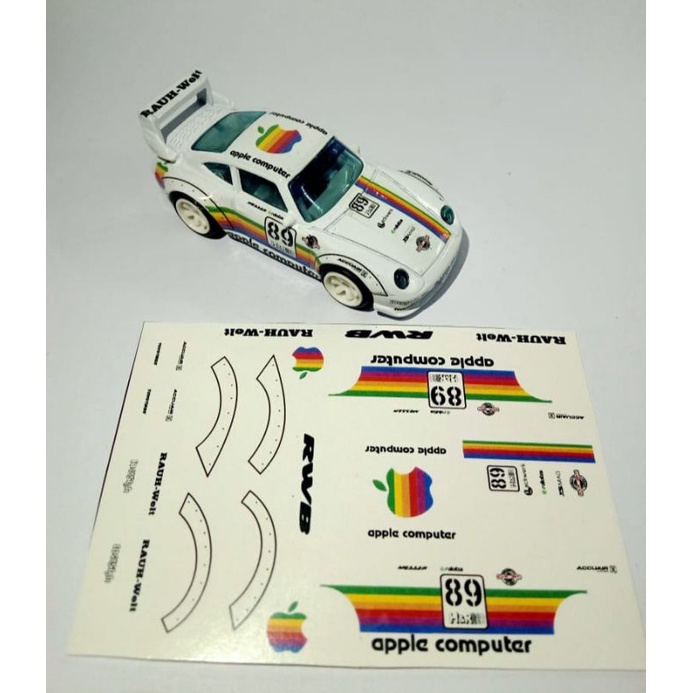 Jual [TRANSPARAN]Decal Hotwheels Autoreperez - Livery Apple Computer ...