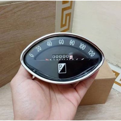 Jual Speedometer speedo spido vespa super sprint import layar hitam ...