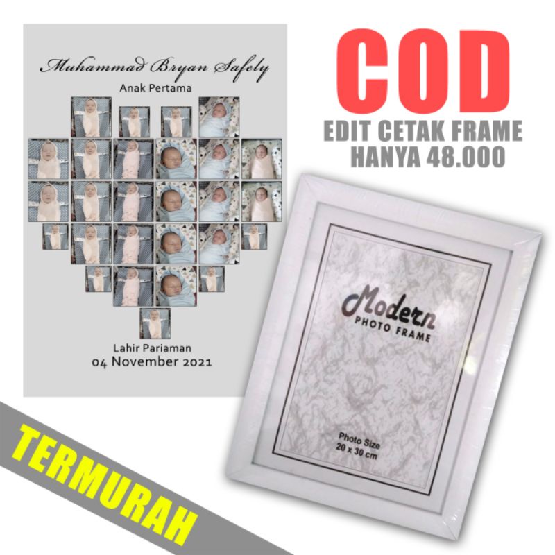 Jual Cetak foto edit dan frame | Shopee Indonesia