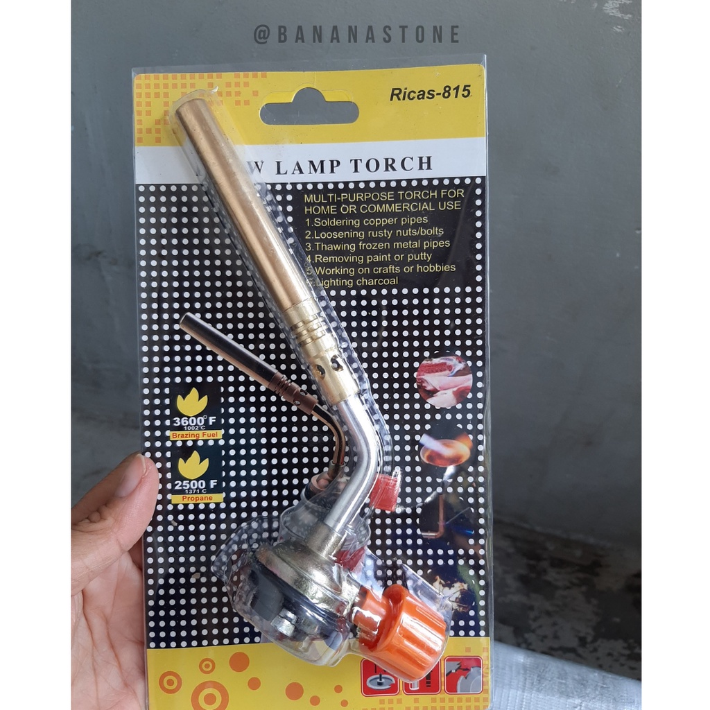 Jual TORCH GAS / FLAME GUN COPPER LAMP TORCH RICAS 815 | Shopee Indonesia