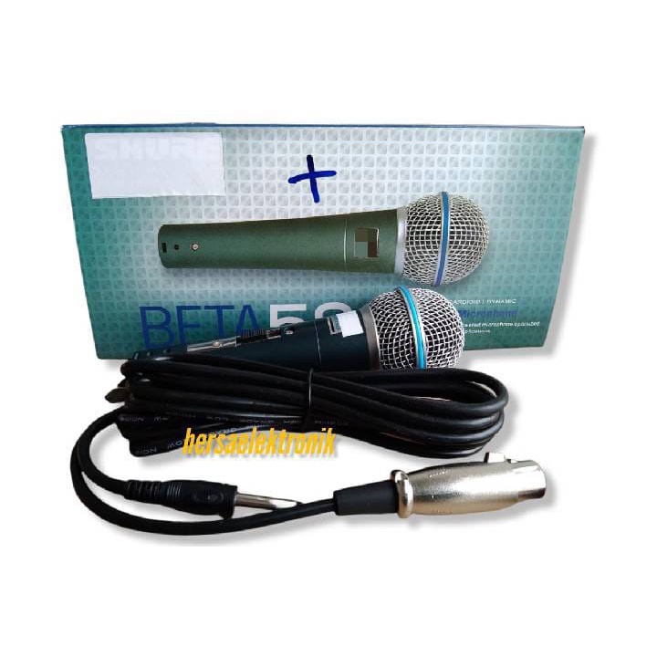 Jual mic beta 58A plus swit | Shopee Indonesia