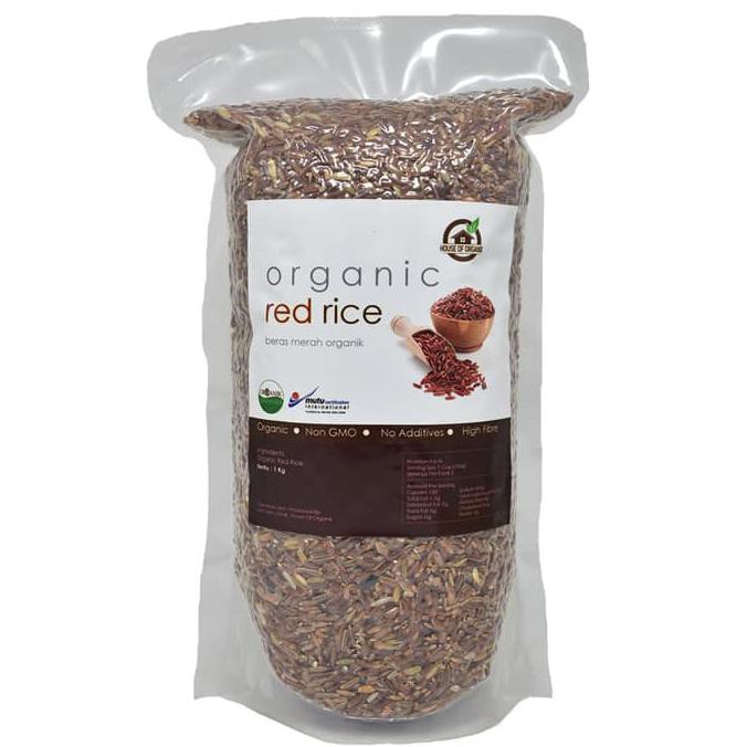 Jual House Of Organix Organic Red Rice ( Beras Merah Organik ) | Shopee ...