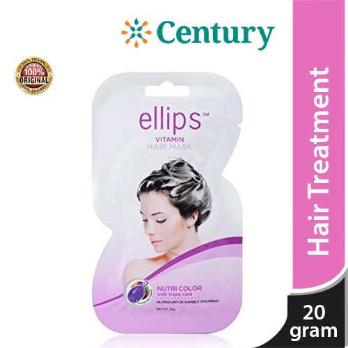 Jual ELLIPS VITAMIN HAIR MASK NUTRI COLOR TRIPLE CARE 20 GR / HAIR ...