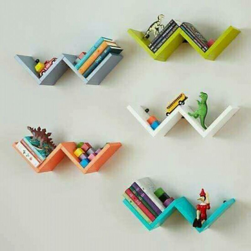 Jual Rak dinding model w minimalis estetik | Shopee Indonesia