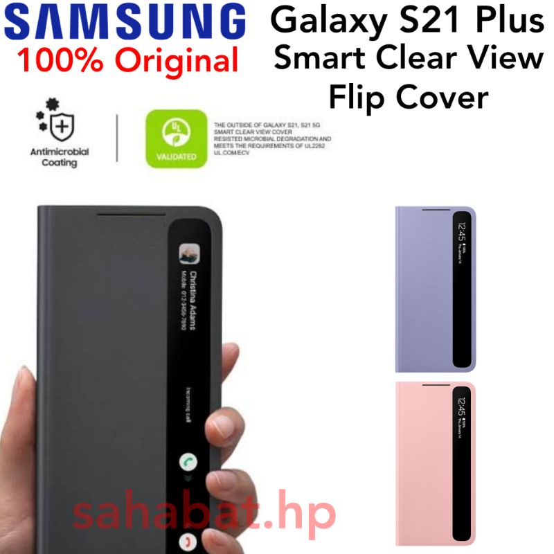 Jual Samsung Galaxy S21 Ultra Plus S21+ 5G Original Smart Clear View Flip Cover Casing Lipat ...