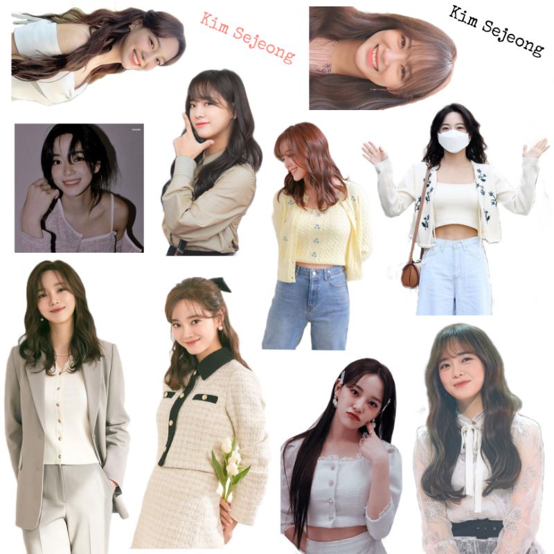 Jual Stiker Sticker aktris Kim Sejong Gugudan IOI Produce Scrapbook ...