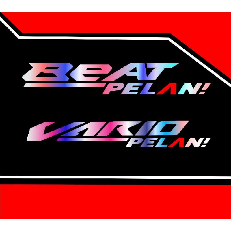 Jual cutting sticker beat pelan/Vario pelan hologram | Shopee Indonesia