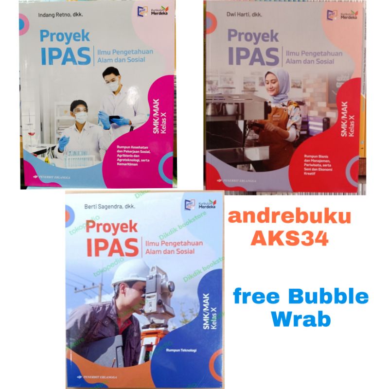 Jual Proyek IPAS SMK Kelas X Rumpun Teknologi Kesehatan Bisnis ...