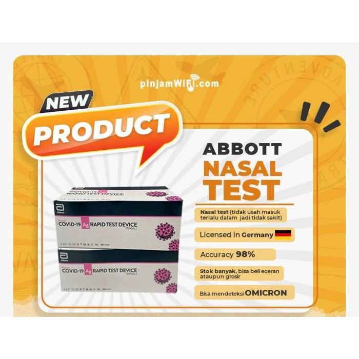 Jual Alat Lab | Swab Test Abbott Bioquick Nasal Antigen Resmi Kemenkes ...