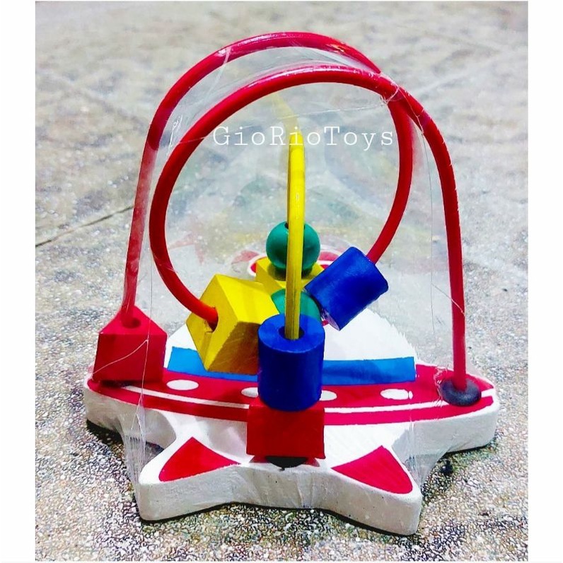 Jual Puzzle Blok Kayu - Mainan Edukasi Mini Ware Game UFO Mainan Alur ...