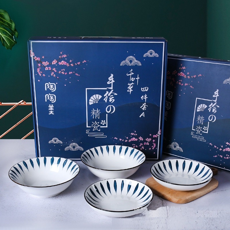 Jual SET MANGKOK JAPAN HAND PAINTED PORCELAIN GIFT BOX CERAMIC ...