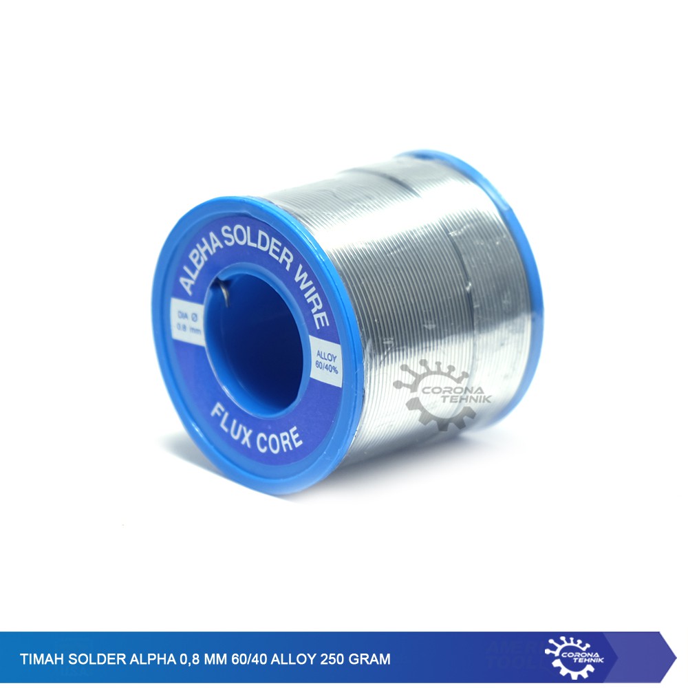 Jual Timah Solder Alpha 0,8 mm 60/40 Alloy 250 Gram | Shopee Indonesia