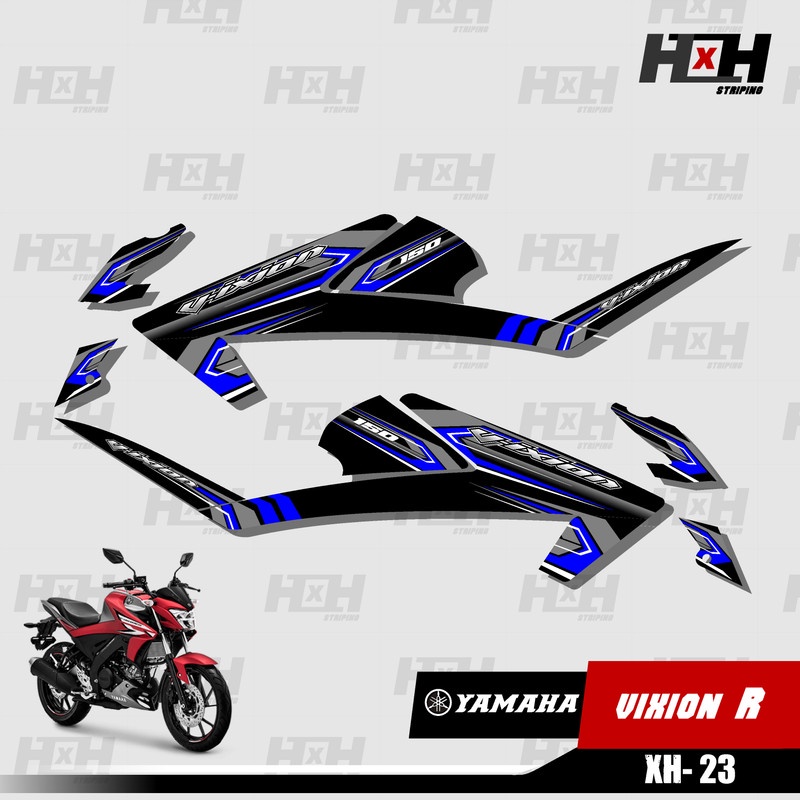 Jual Striping Vixion R All New 2017 - 2020 Variasi Stiker Skotlet Motor ...