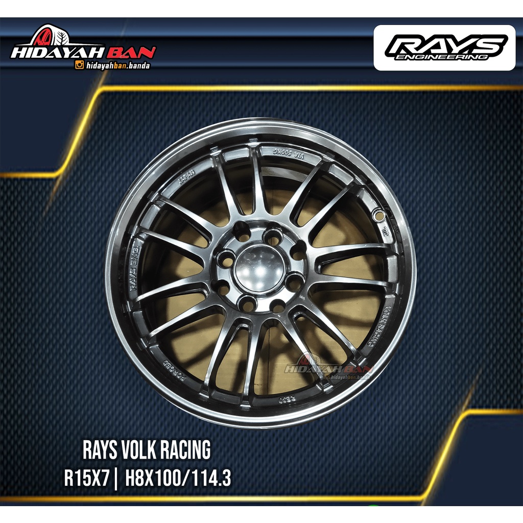 Jual Velg Mobil Rays Volk Racing RE30 AT Ring 15x7 H 8x100/114.3 ...