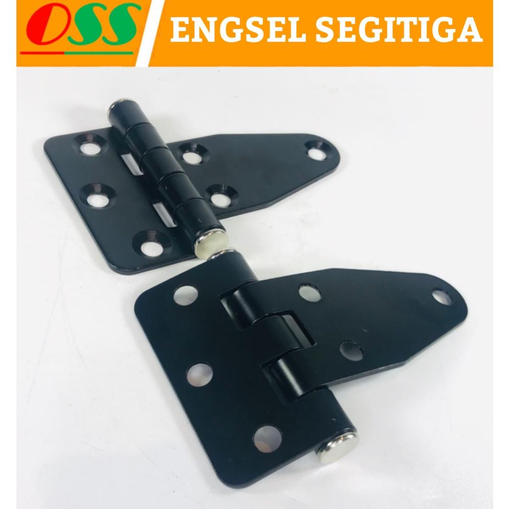 Jual Engsel Besar Model Segitiga Hitam Besi Genset Panel | Shopee Indonesia