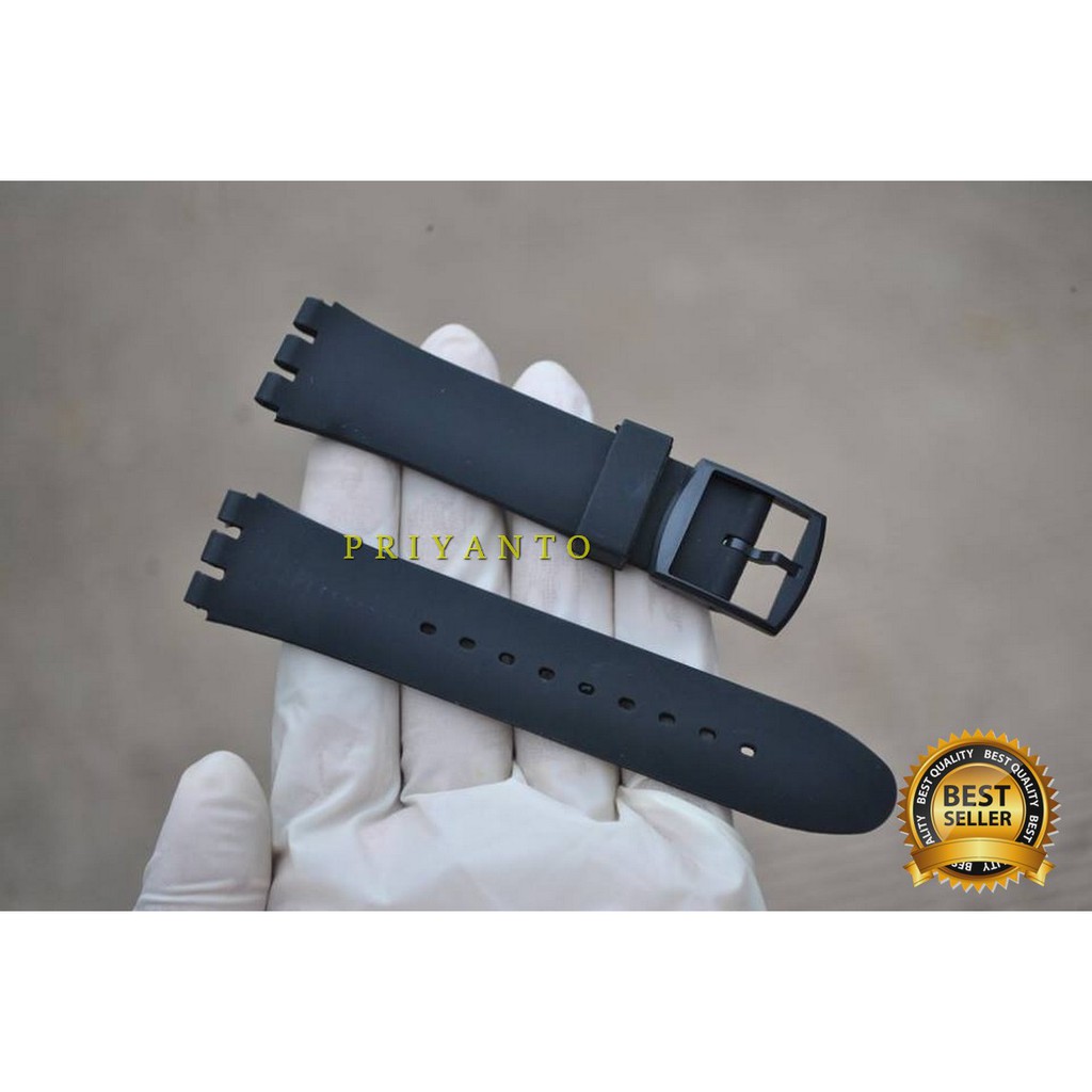 Jual Swatch 19mm Tali Jam Tangan Swatch 19mm Strap Tali Jam Swatch 19mm