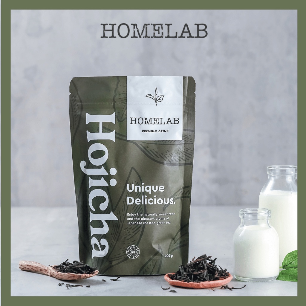 Jual Homelab Bubuk Minuman Hojicha Premium / Roasted Green Tea Hojicha ...