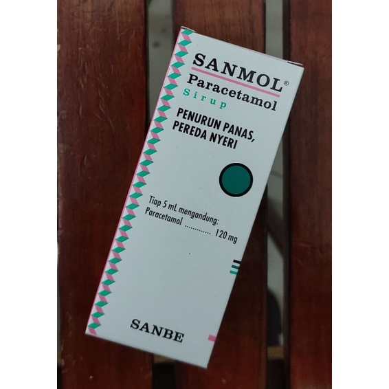 Jual Sanmol Paracetamol 120 Mg/ 60 Ml / Meringankan nyeri / Sakit Kepala / Sakit Gigi ...