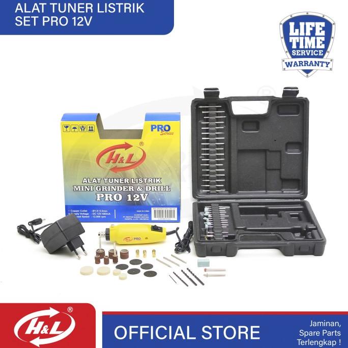 Jual HL Alat Tuner Listrik / Mini Die Grinder & Drill Set PRO 180B | Shopee Indonesia