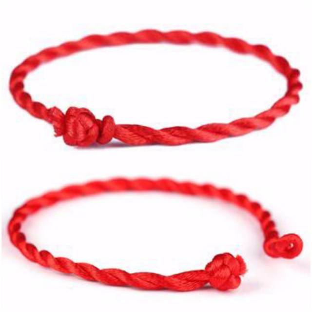 Jual Gelang Merah Keberuntungan Lucky Charm Soulmate L02 | Shopee Indonesia