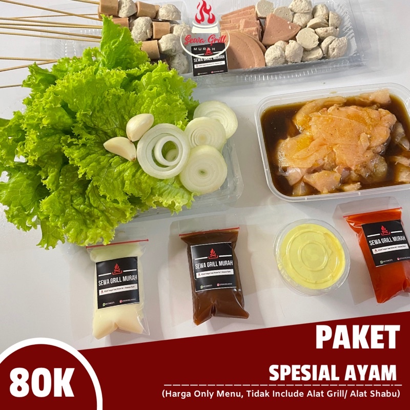 Jual PAKET SPECIAL AYAM (PAKET GRILL || BBQ |) | Shopee Indonesia