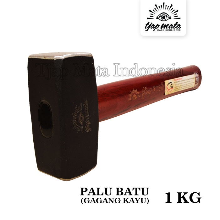 Jual TJAP MATA / CAP MATA Palu Batu Gagang Kayu 1 Kg | Shopee Indonesia