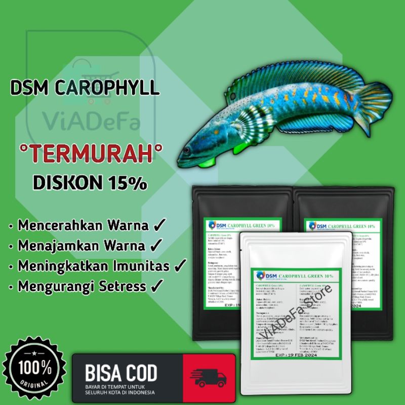 Jual Carophyll Dsm Original Varian Green 5gr | Shopee Indonesia
