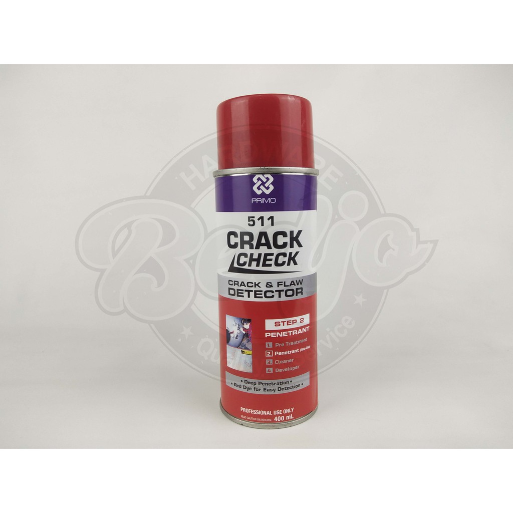 Jual Crack Check Penetrant PRIMO 511 400ml - Pendeteksi Keretakan Hasil ...