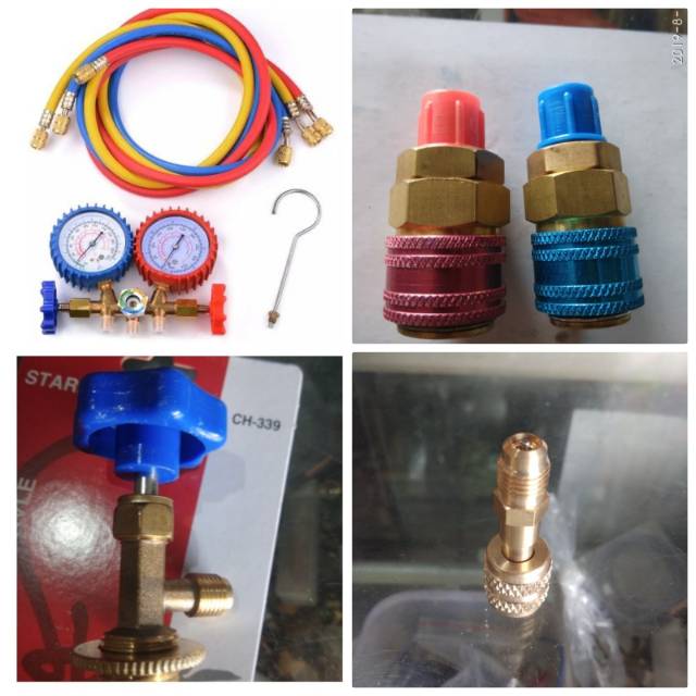 Jual paket alat isi freon lengkap untuk ac mobil kulkas ac rumah ...