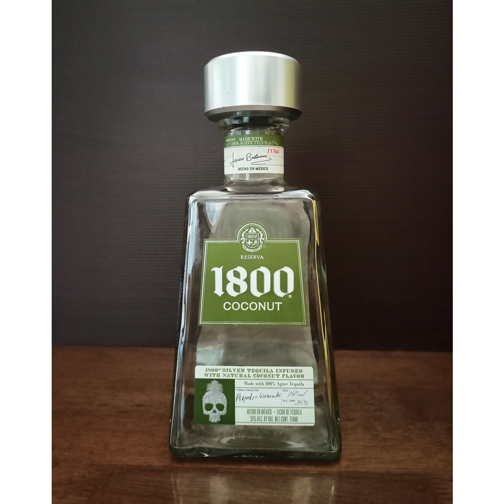 Jual Botol bekas Tequila 1800 Reserva Coconut 750 ml | Shopee Indonesia