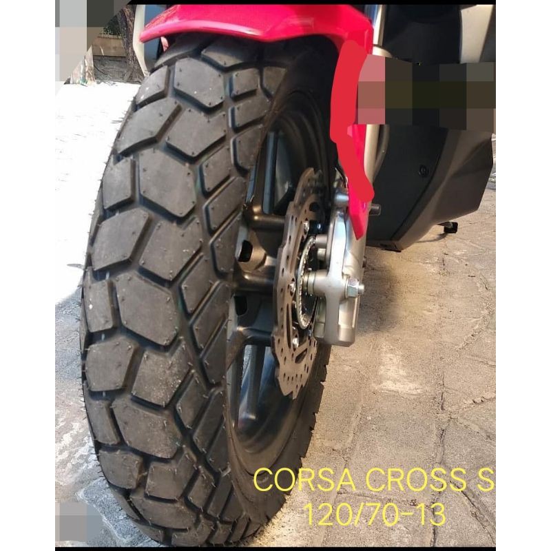 Jual Ban CORSA CROSS S PLATINUM TB 120/70-13 Yamaha NMax Depan Ban Semi ...