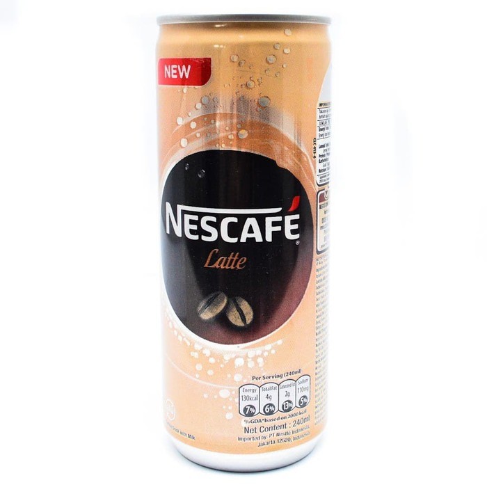 Jual Nescafe Can Caffe Latte 240 ml | Coffee Kopi Kaleng | Shopee Indonesia
