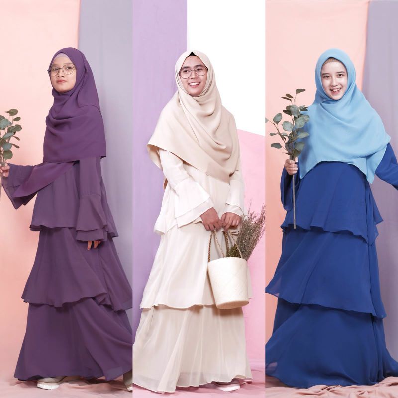 Jual GAMIS RUFFLE (HANYA GAMIS) by HIJAB ALILA | Shopee Indonesia