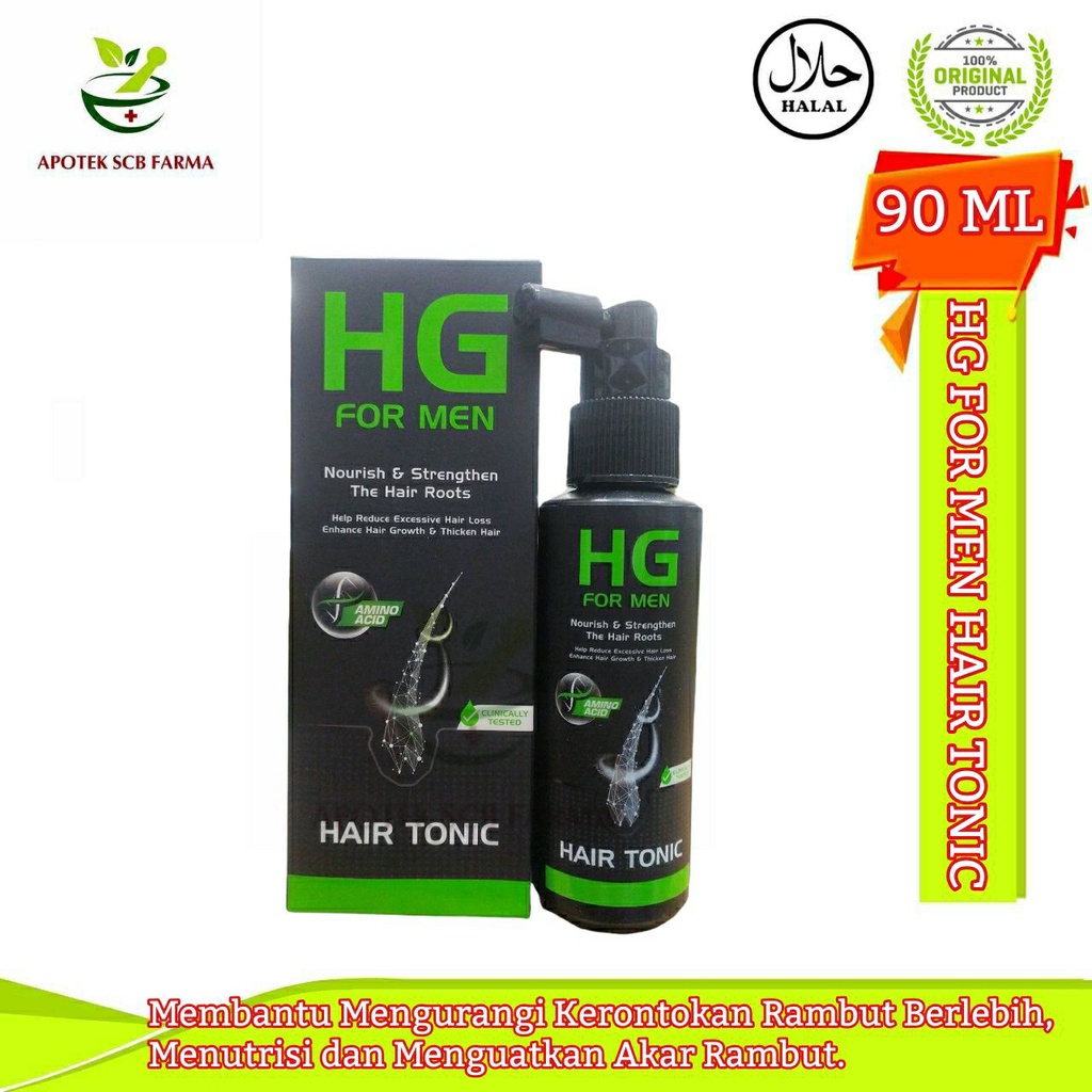 Jual HG For Men HAIR TONIC 90 ml | Shopee Indonesia