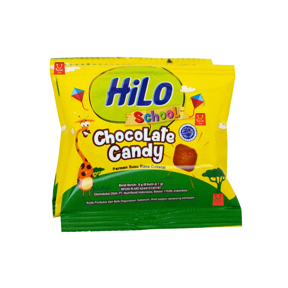 Jual Hilo School Chocolate CANDY Permen Rasa Susu Cokelat 1PCS / Permen ...