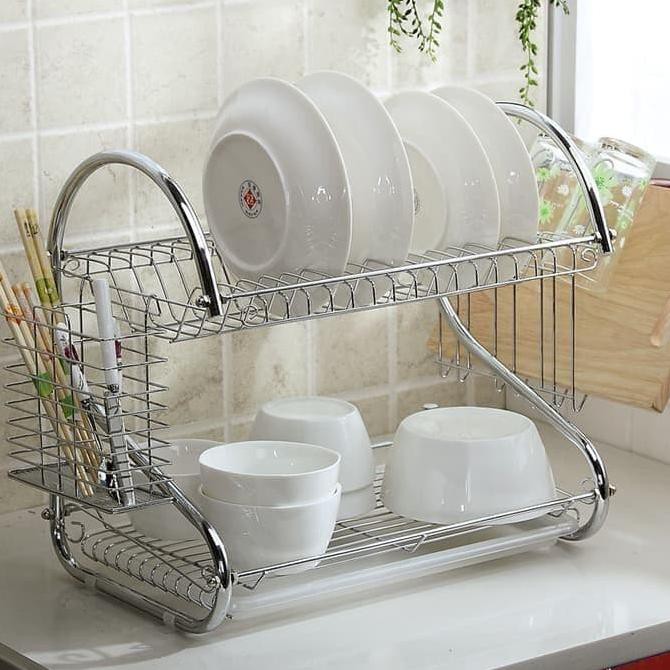 Jual Rak piring stainless | Shopee Indonesia