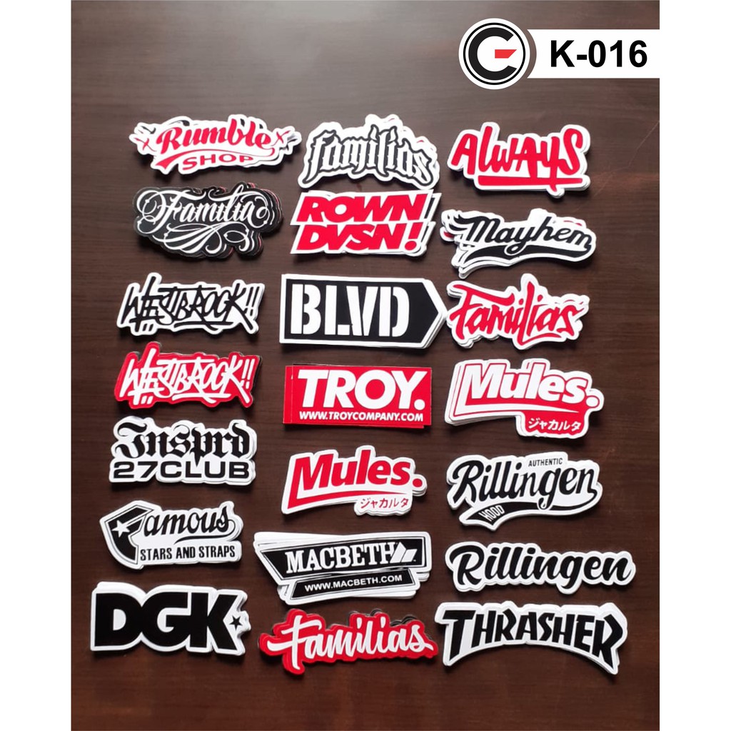 Jual 21pcs, STIKER PACK , STIKER SABLON, STICKER KEKINIAN, STICKER ...
