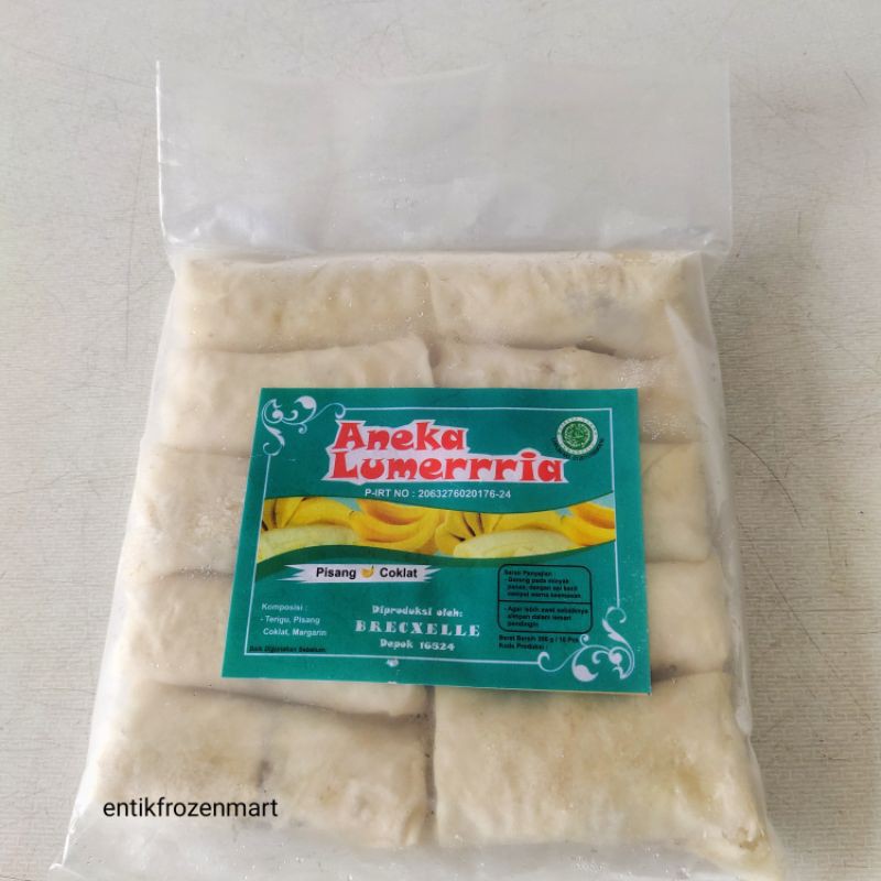 Jual Pisang Lumeria / Pisang Lumer Cokelat Brecxelle / Entik Frozen ...