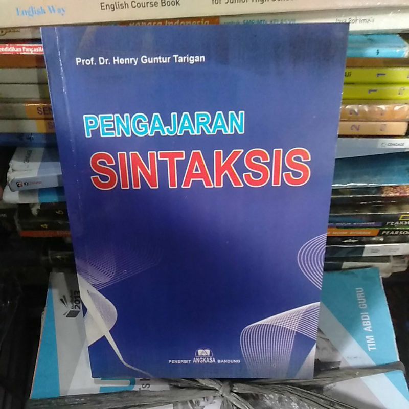 Jual pengajaran sintaksis pengarang Henry Guntur Tarigan penerbit ...