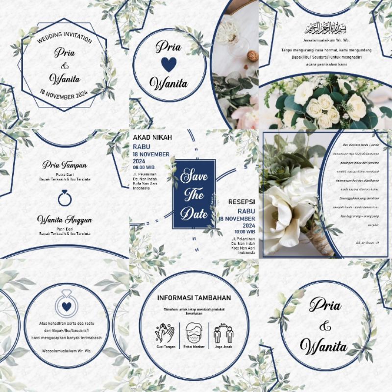 Jual Promo!!! Undangan Nikahan Digital Murah / Undangan Kekinian / UDM ...