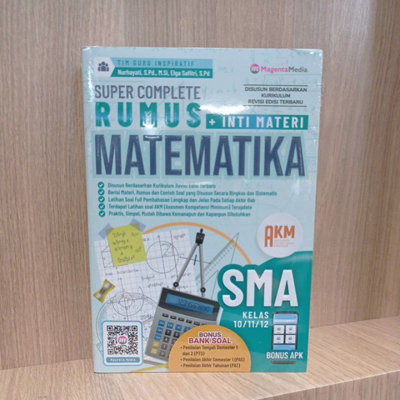 Jual SUPER COMPLETE RUMUS + INTI MATERI MATEMATIKA SMA/ MA KELAS 10/11 ...
